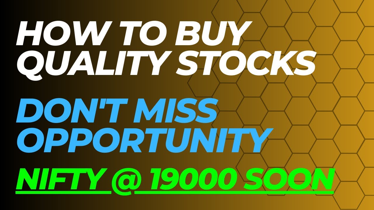 Nifty Soon 19000 / All Time High - In Next 3 Months. Prepare yourself ...