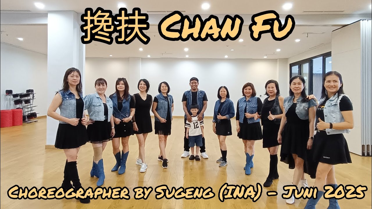 Chan Fu 搀扶//Line Dance//Coach Sugeng// W'troops//Beginner Level - YouTube