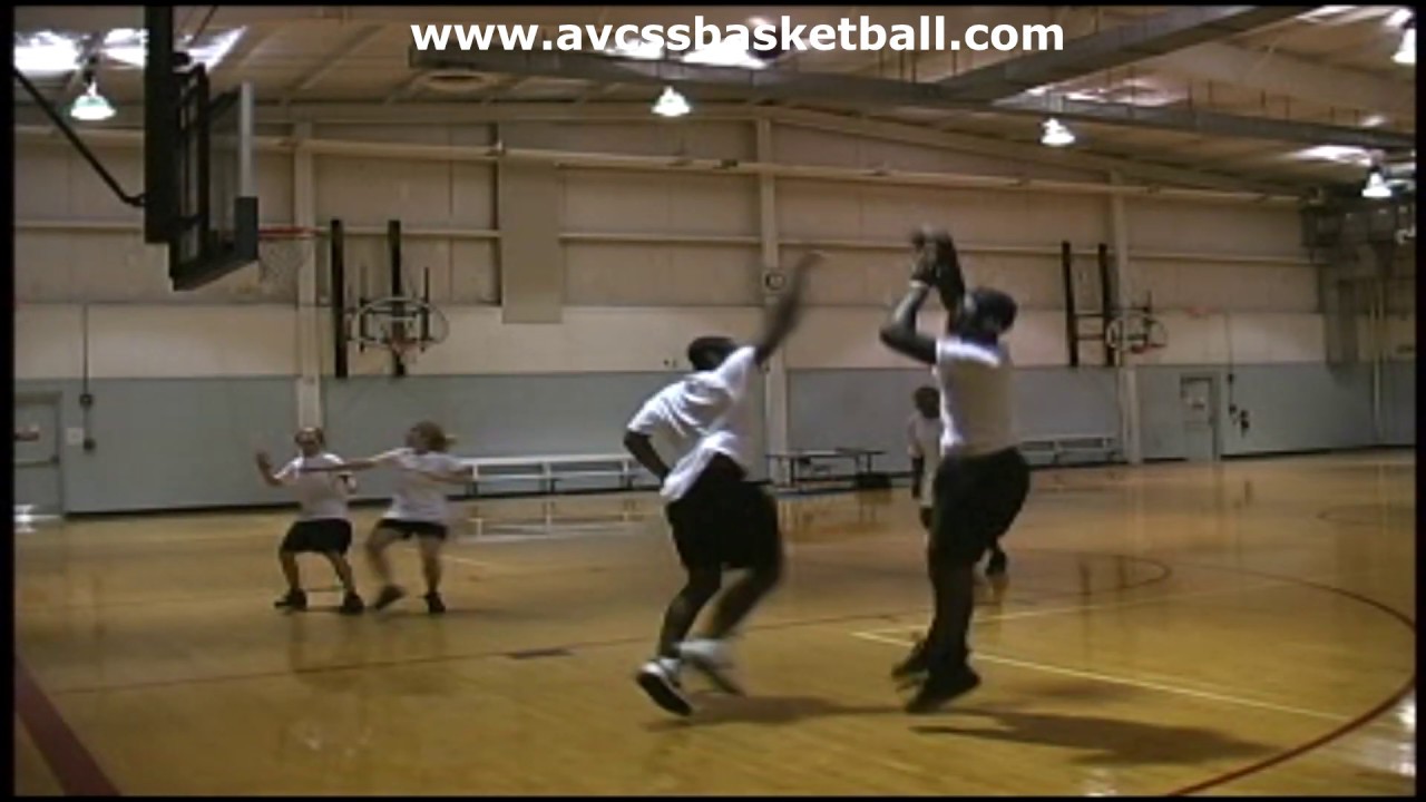 Boxing Out After the Shot for Youth Basketball, Rebounding Skills - YouTube