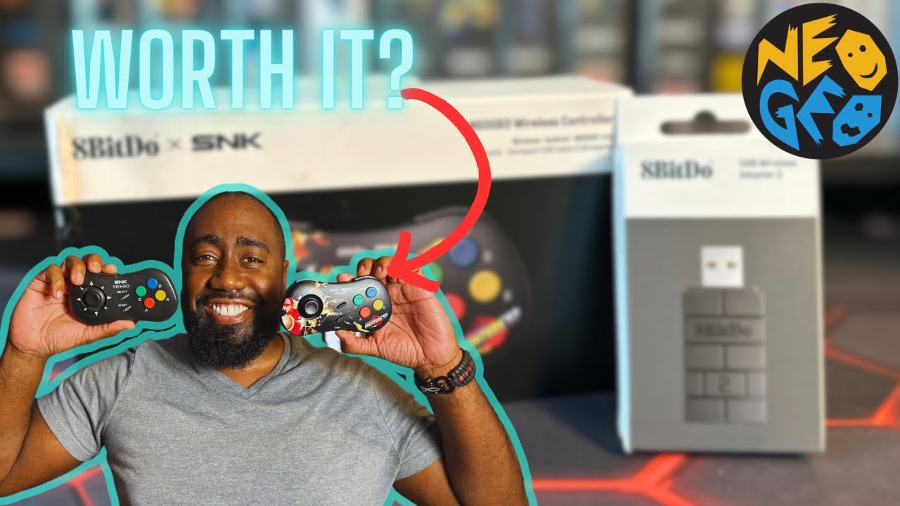 8BitDo Neo Geo Controller Hands On Review #snk #neogeo - YouTube