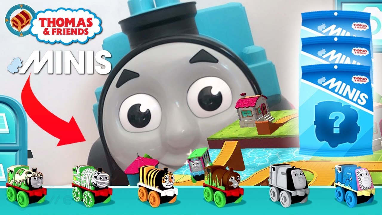GIANT Thomas Vs NEON Toby - Thomas & Friends Minis - Augmented Reality ...