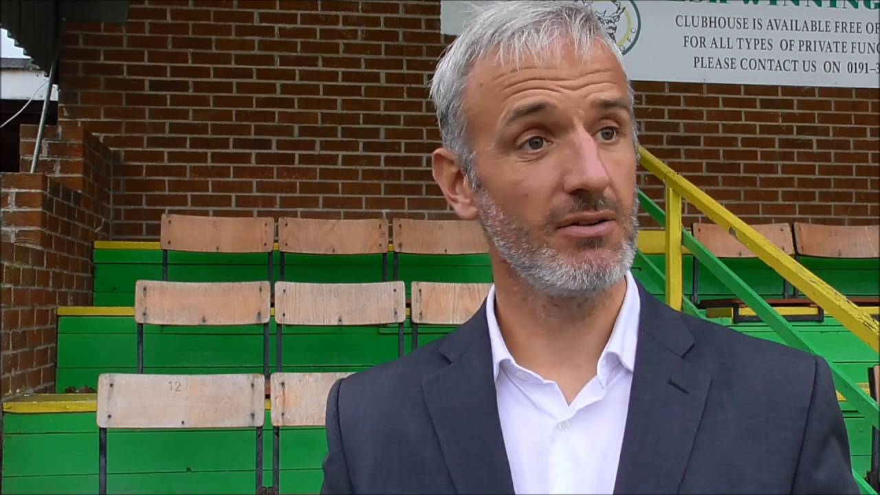Lee Picton reflects on FA Vase win at Esh Winning - YouTube