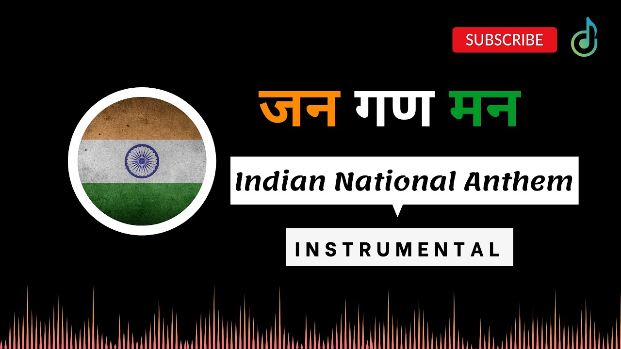Jana Gana Mana | Instrumental Indian National Anthem | Rashtra Gaan ...