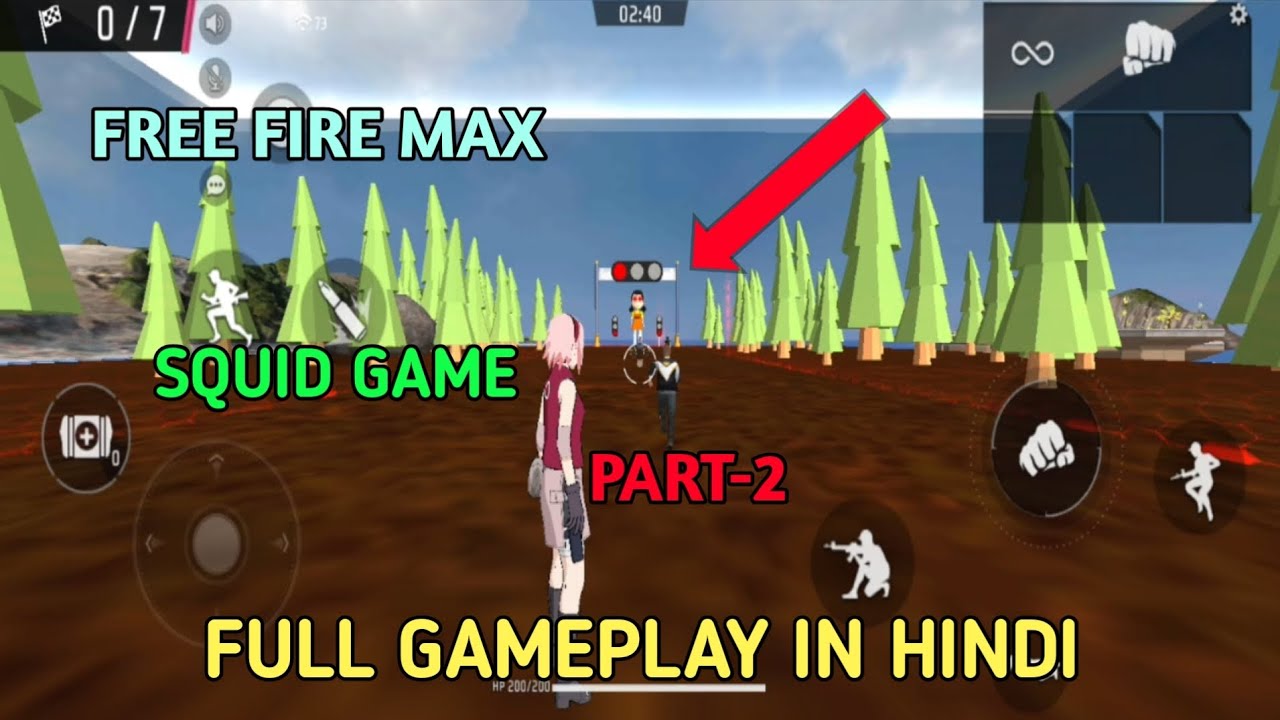 😾🔥Free Fire Max Squid Game Full Gameplay In Hindi #2 - YouTube