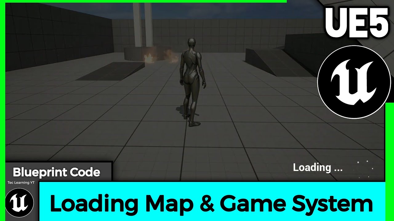 Unreal Engine 5 One Map To Another Map Load And Open System Loading Map System Ue5 Ue5 6266