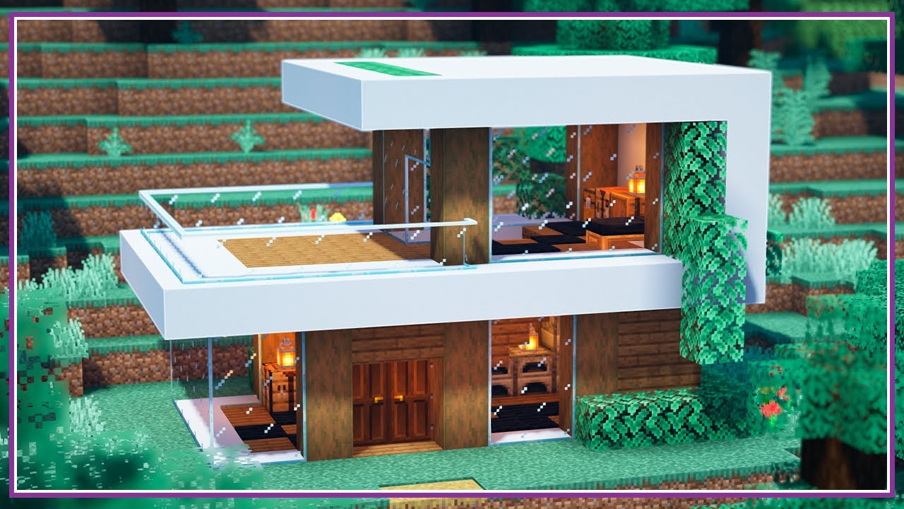 CASA MODERNA SIMPLES - MINECRAFT TUTORIAL - YouTube