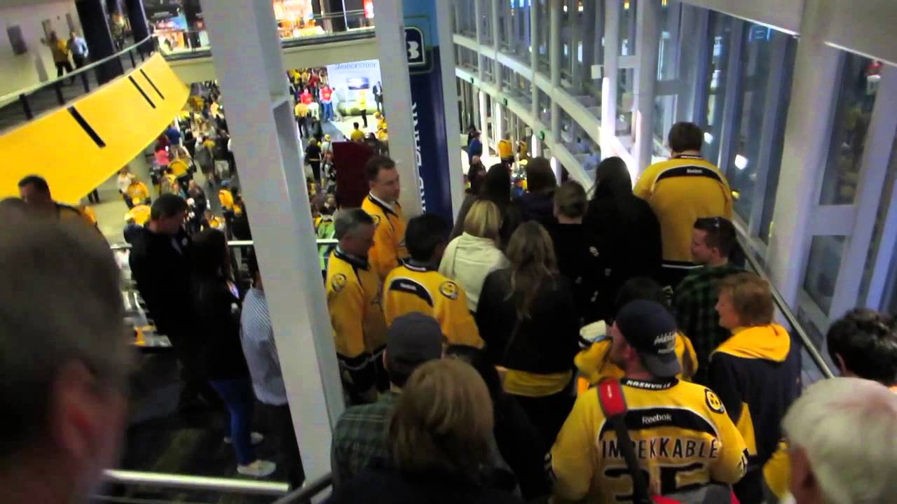 Nashville Predators Fans and NHL Playoffs! - YouTube