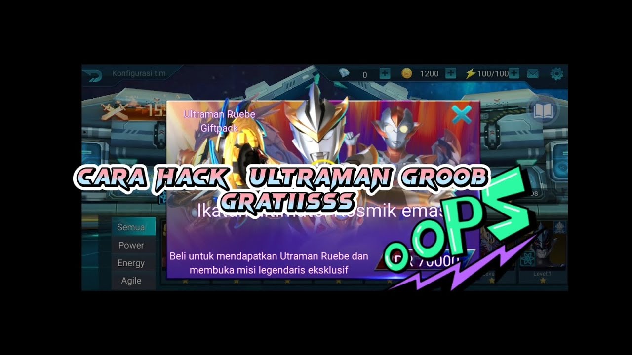 Tutorial Cara Cepat Hack Unlock Ultraman Groob Gratiiisss!!! - YouTube