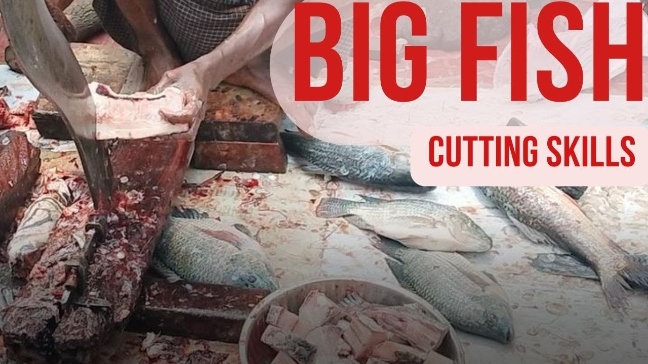Super fast big fish cutting skills II Amazing Cutting Skills - YouTube