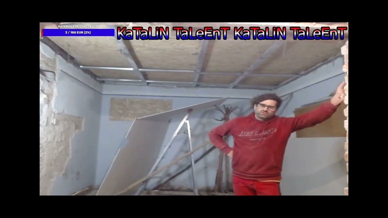 Katalin Talent rupe placa de rigips - YouTube