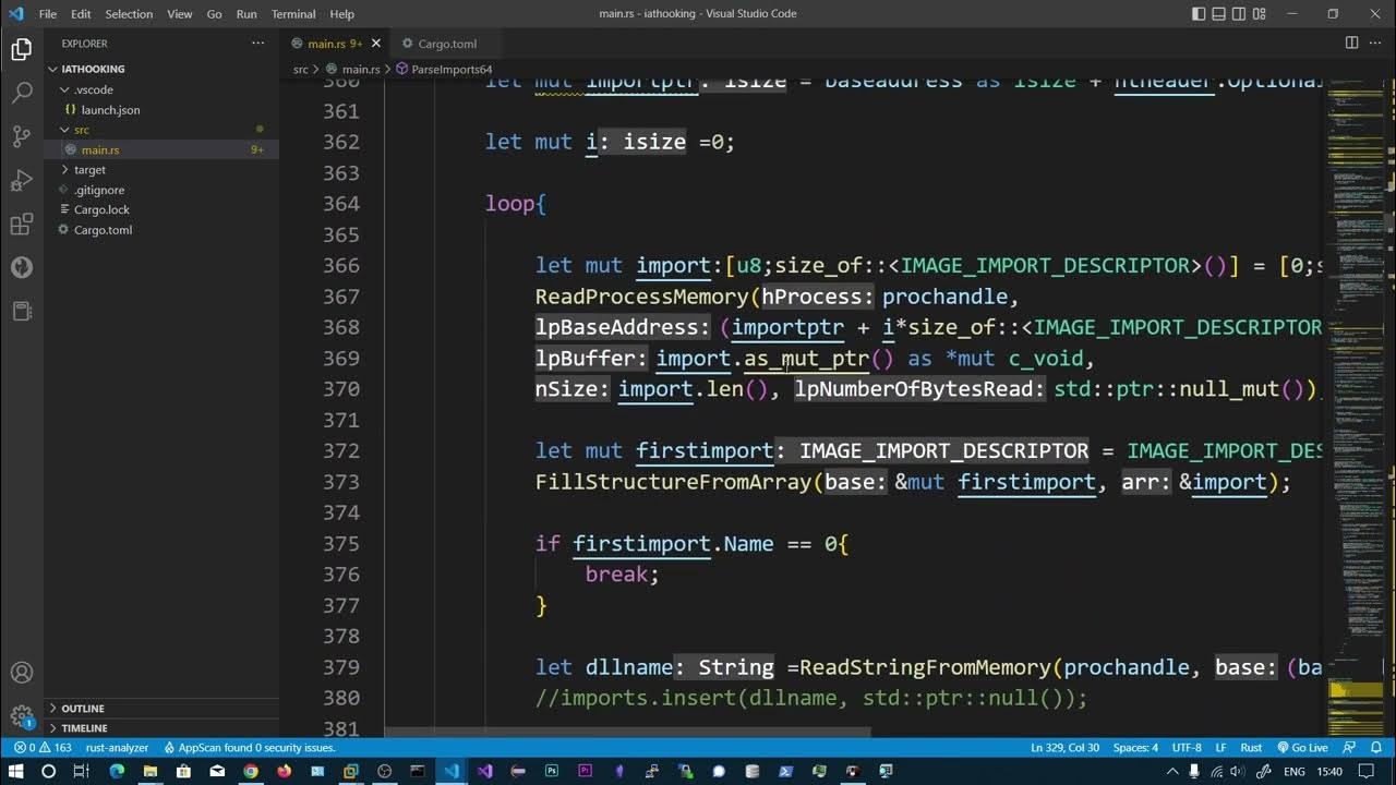Rust - IAT Hooking - YouTube