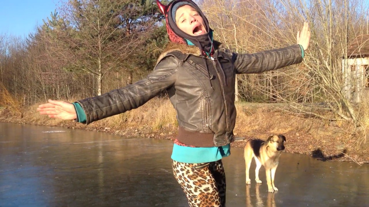 Tap Dancing On ICE feat. Tango the Dog - YouTube