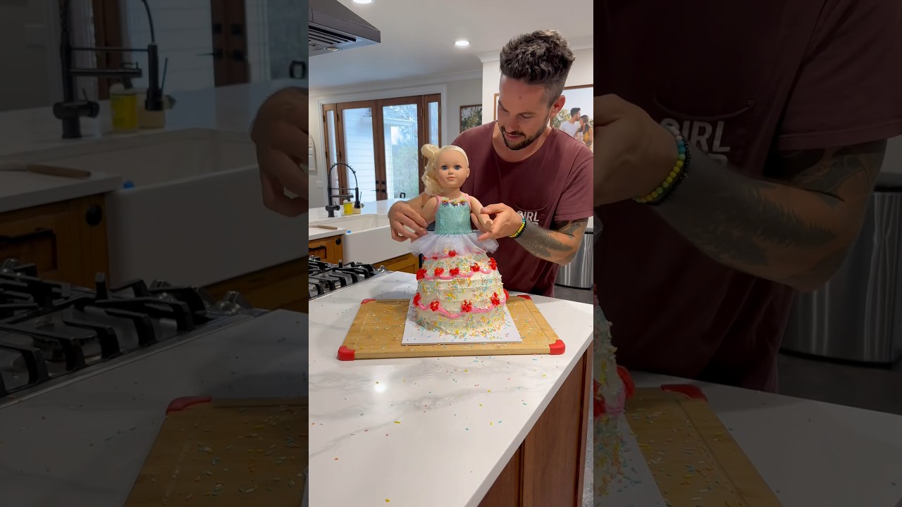 I attempted to make a doll cake…. 🫣 Please comment any helpful tips for ...