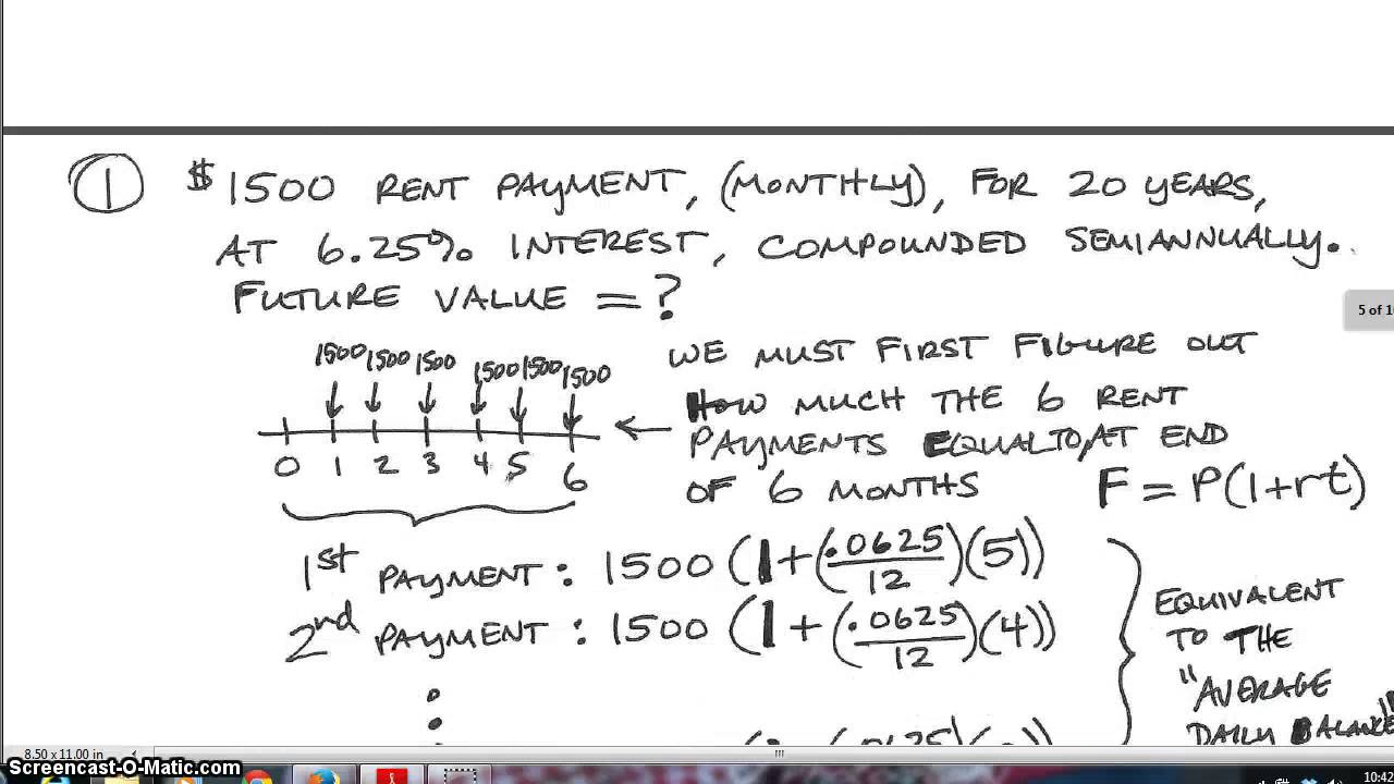 Annuities problems, part 2 - YouTube