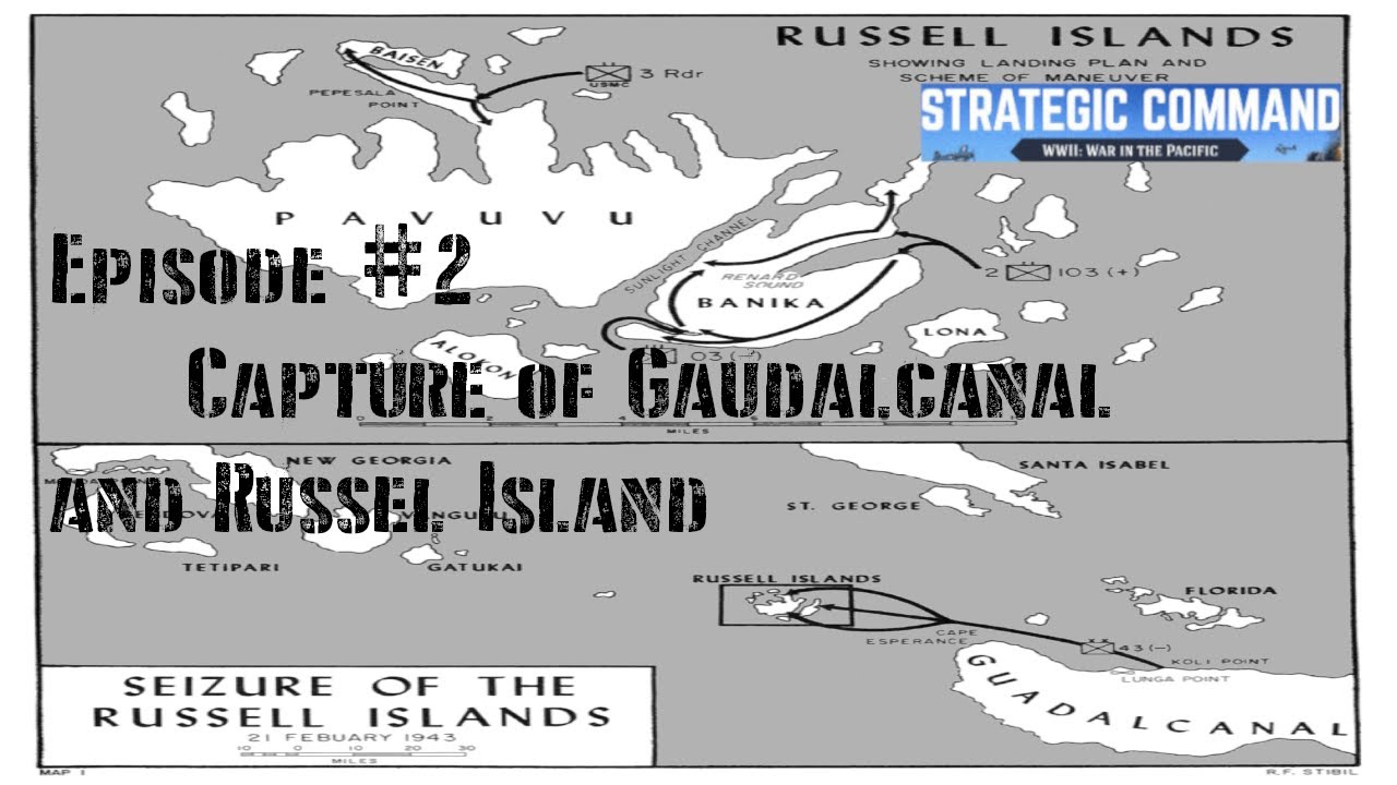Episode #2 of Strategic Command WW2 War in the Pacific Solomon island ...