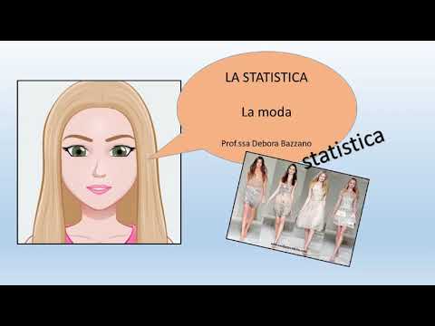 la moda statistica - YouTube