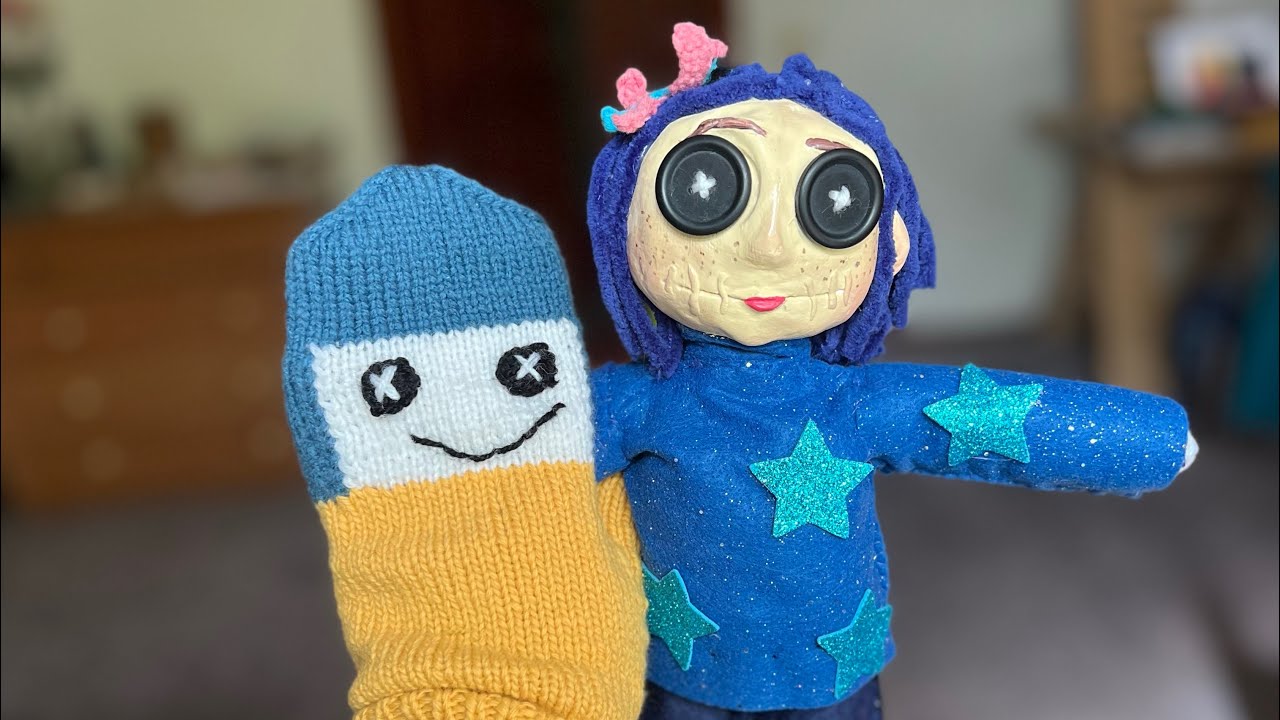 How To Make A Coraline Doll Coralina Doll. Custom Coraline Doll.Mini
