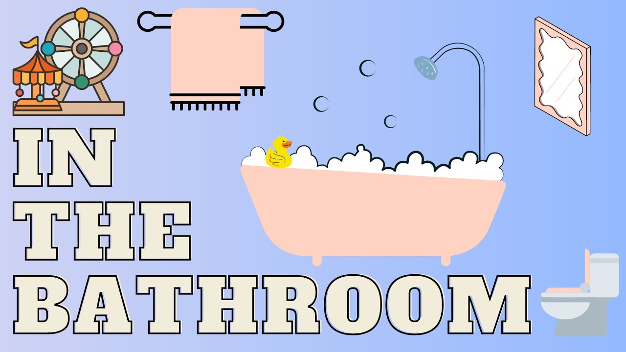 English Vocabulary For Kids | Bathroom | Easy Learning | Children ...