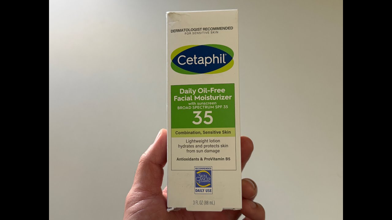 Cetaphil Facial Moisturizer with SPF 35 Unboxing! - YouTube