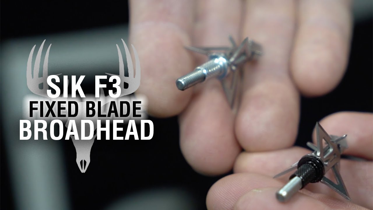 SIK F3 Broadhead Features Super-Strong Blades - YouTube