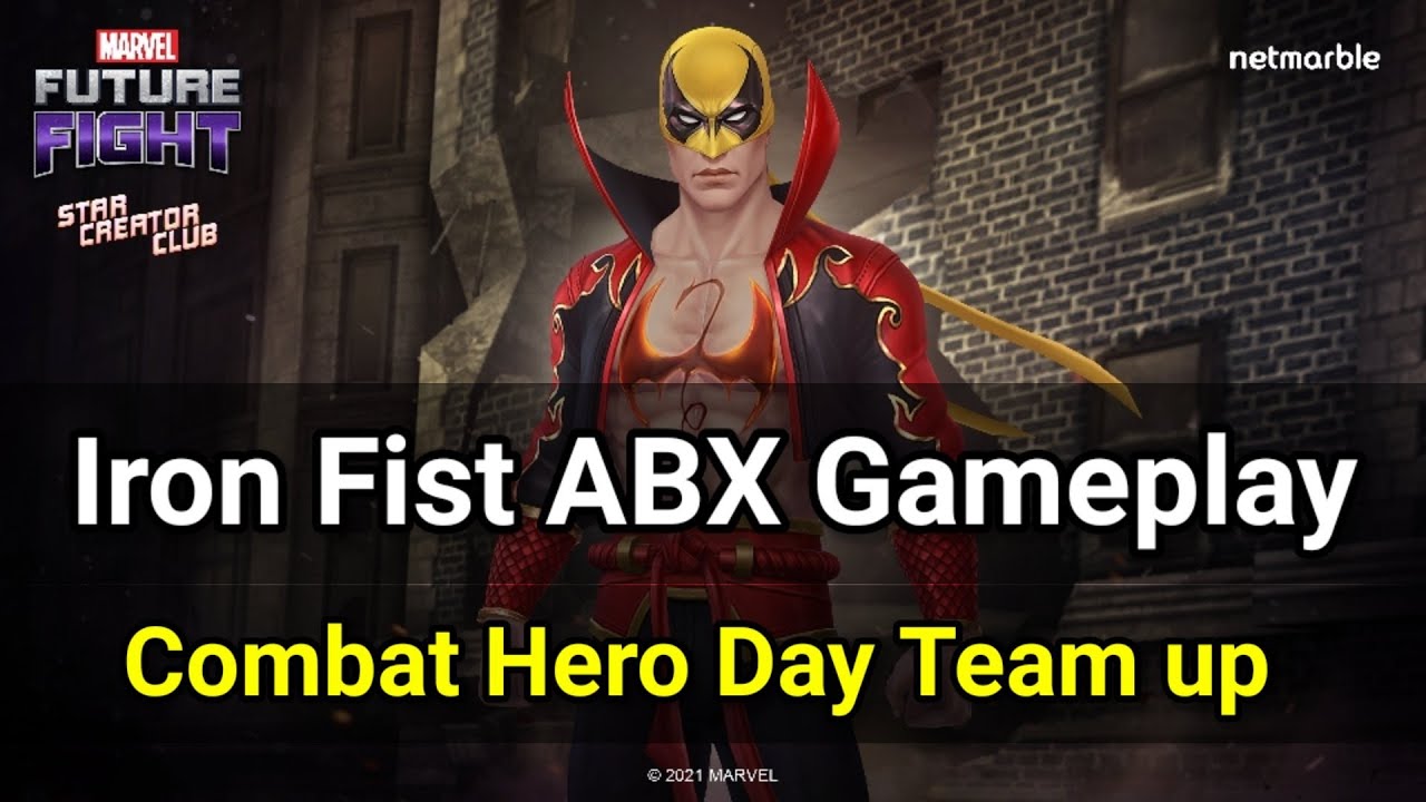 Marvel Future Fight - Iron Fist ABX Gameplay - YouTube