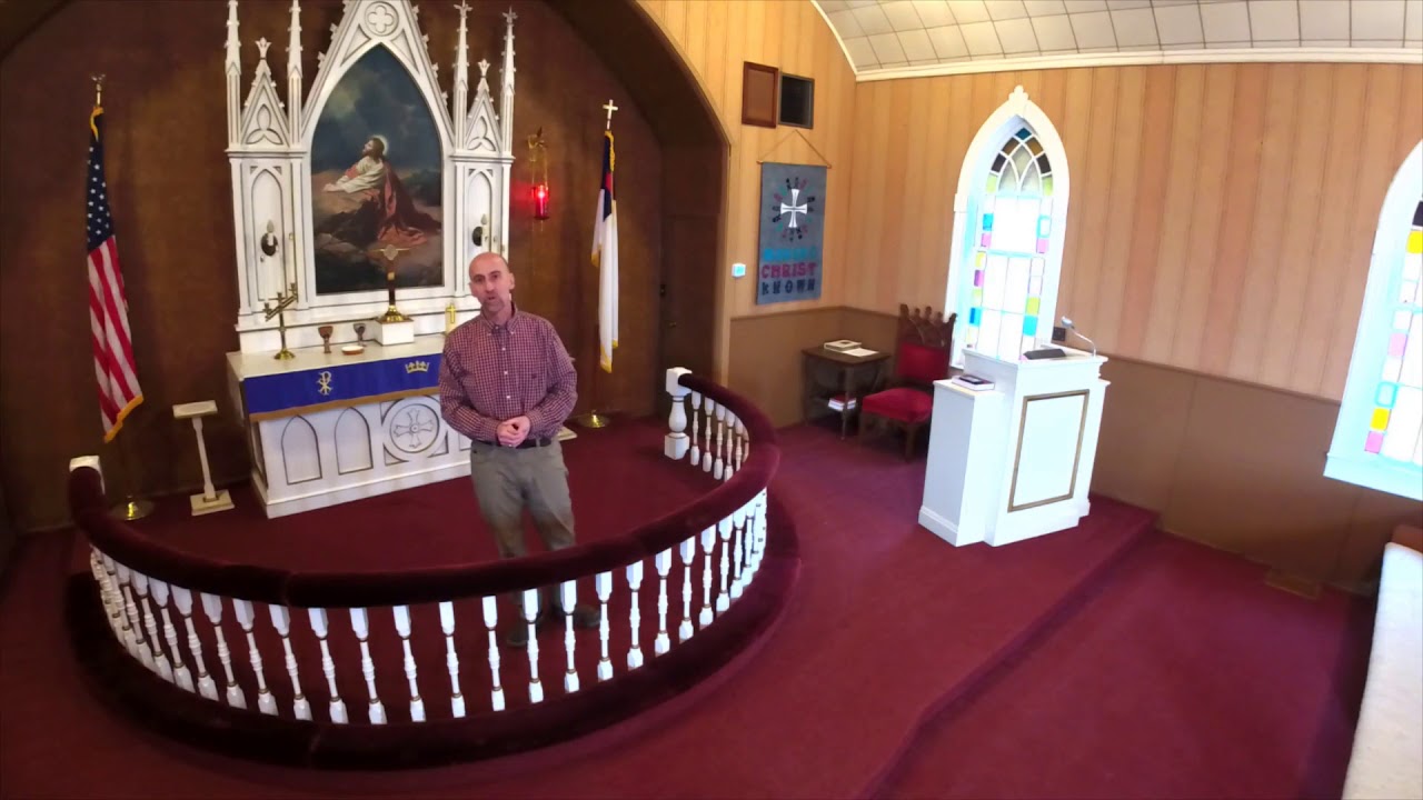 Teaching about communion at Scandinavia Lutheran Church - YouTube