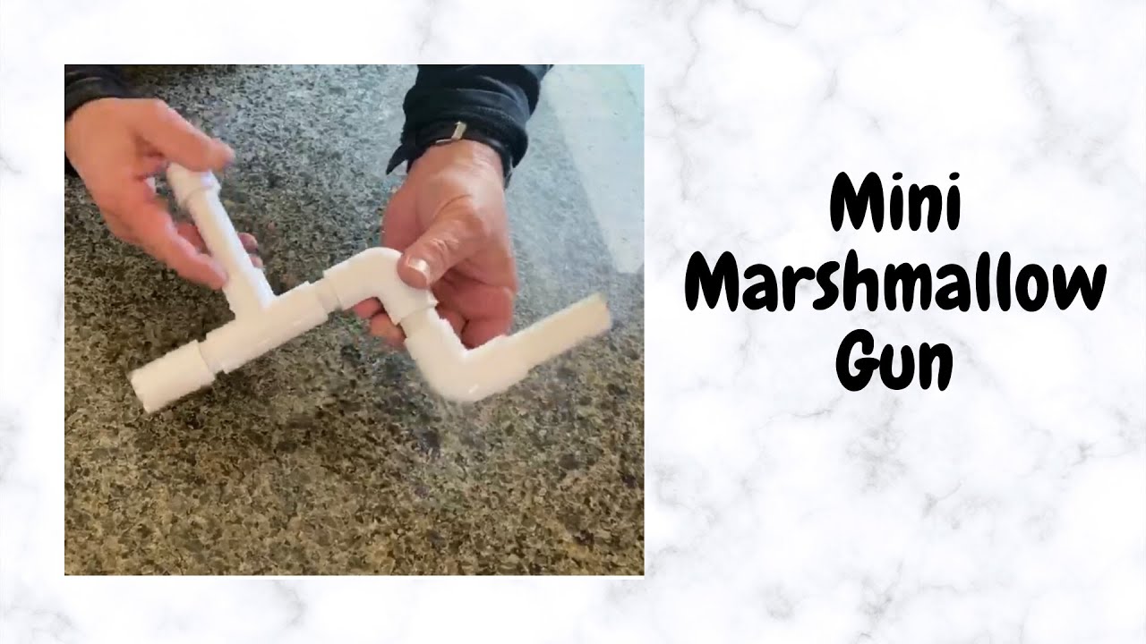 Mini Marshmallow Gun Youtube