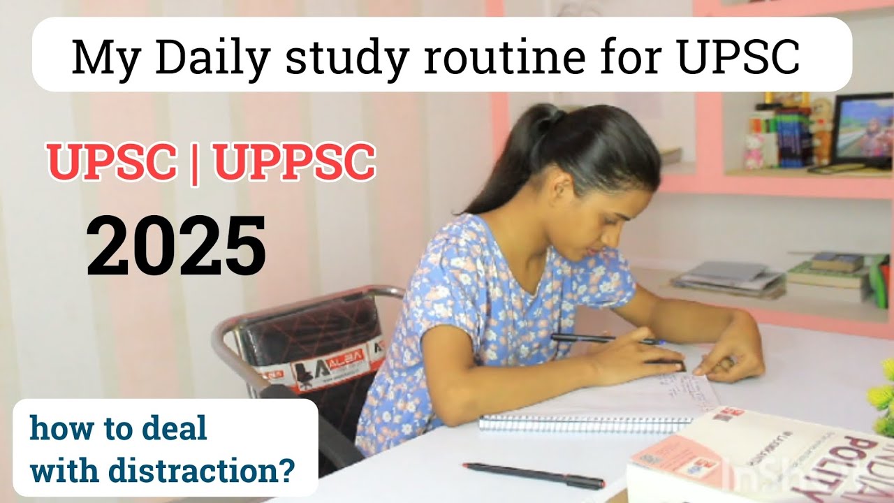 My Daily study routine for UPSC | UPSC & UPPSC 2025🔥 - YouTube