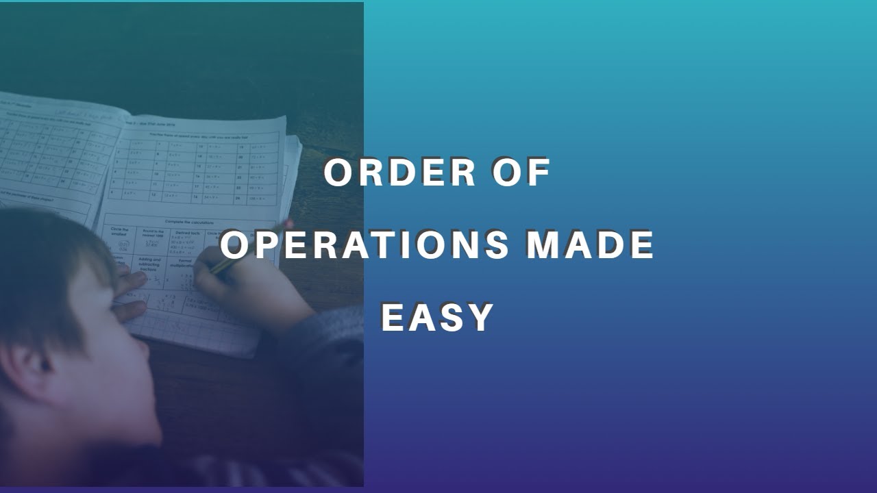 Order of Operations - Evaluating Numerical Expressions (PEMDAS) - YouTube