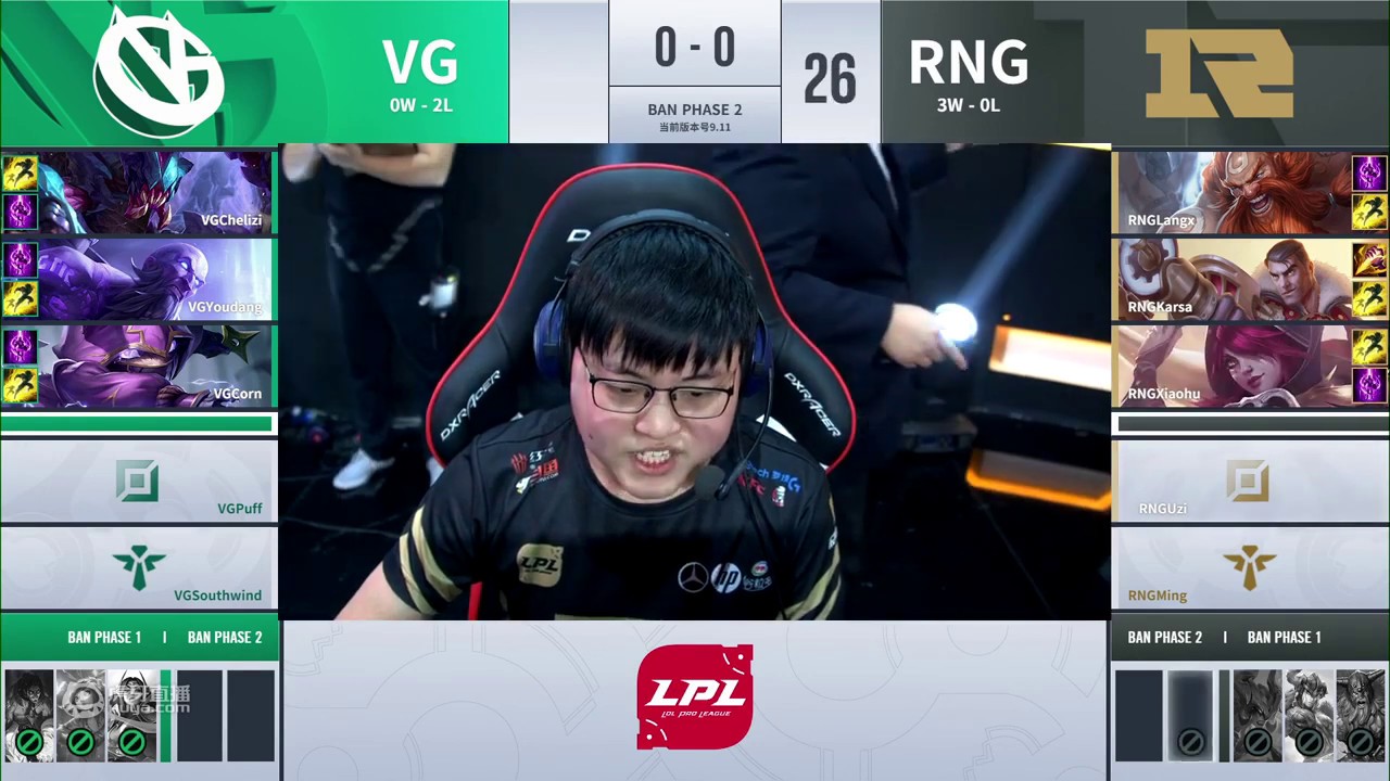 【2019 LPL 夏季赛】RNG vs VG 1 2019 LPL 夏季赛 第三周 DAY5 - YouTube