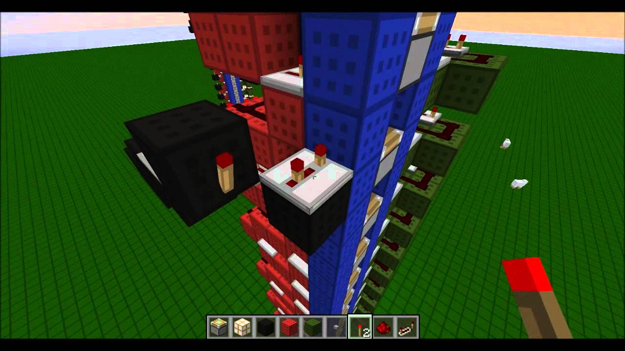 Minecraft Tutorial - Infinite Piston Extender (Vertical) Part 2/2 - YouTube