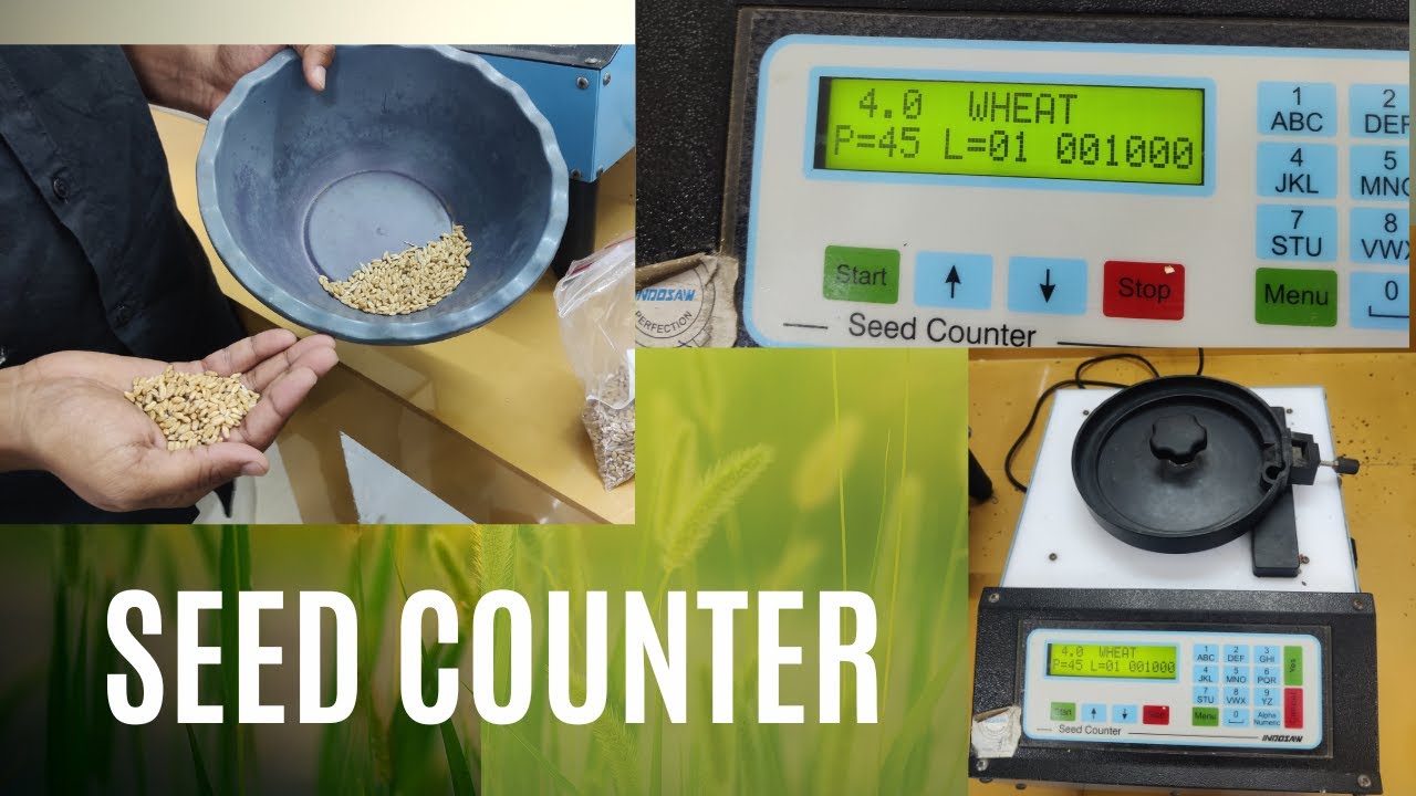 Seed counter machine working procedure - YouTube