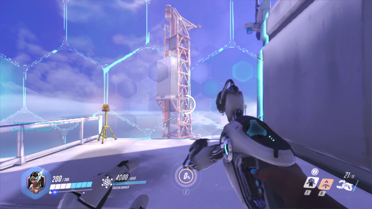 Symmetra Overwatch Communication Wheel PTR - YouTube