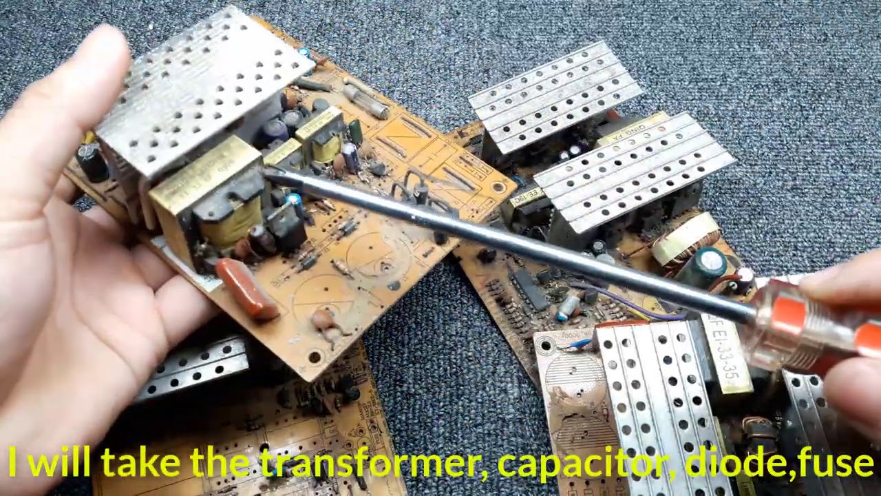 Simple 250W ATX SMPS Without IC | OLD ATX Boards | Full Detail With PCB ...