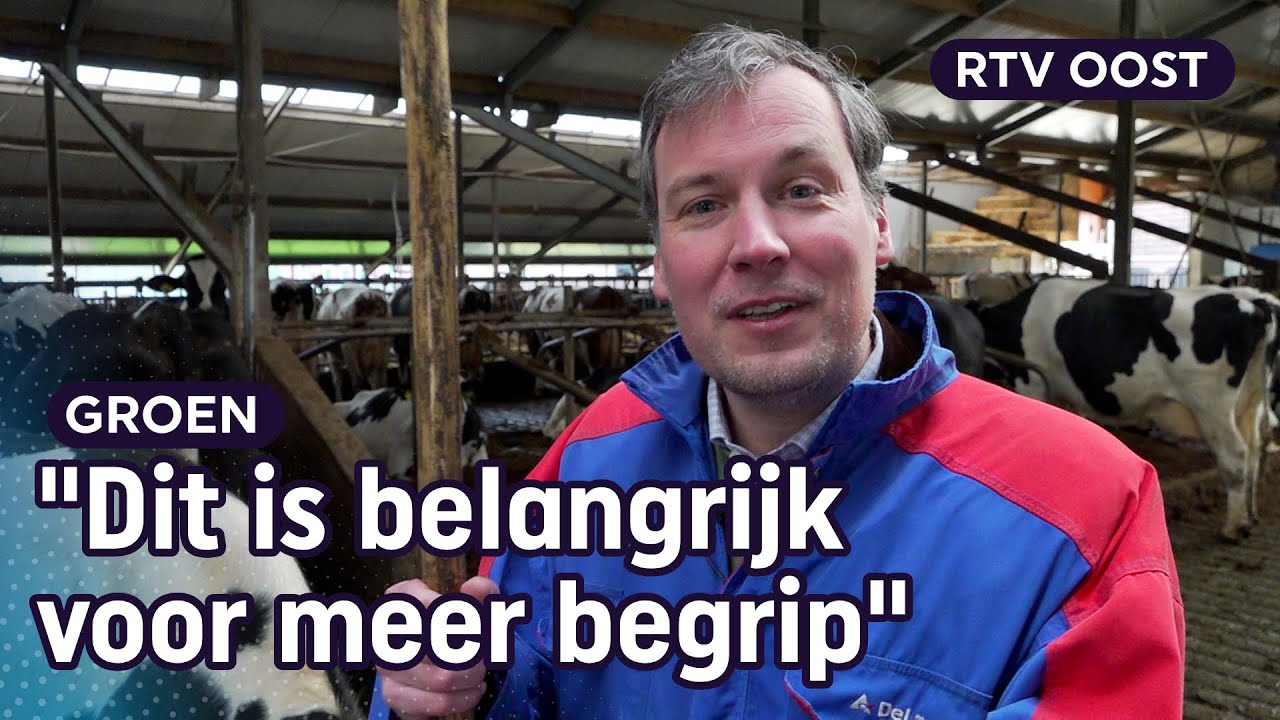 Boerin Karin loopt stage in Den Haag en ambtenaar komt koeien melken ...