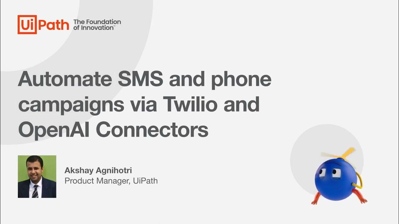 Automate SMS and phone campaigns via Twilio and OpenAI Connectors - YouTube