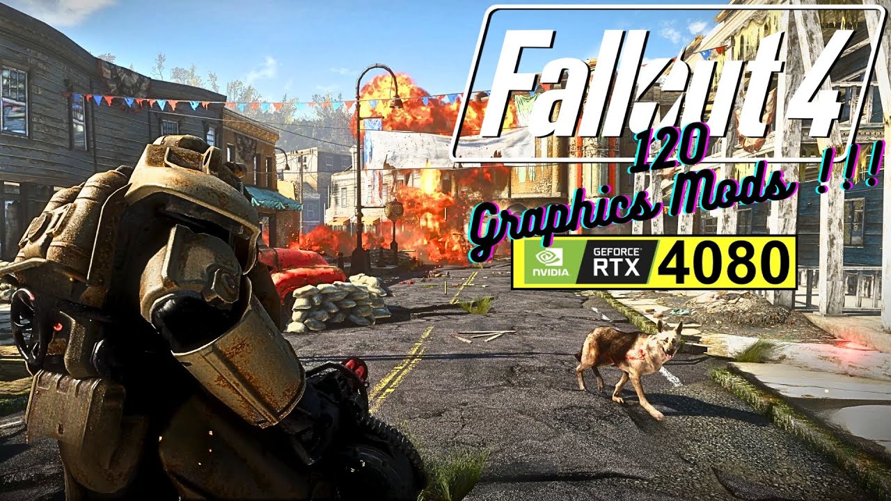 Fallout 4 - 120 Graphics Mods Installed!!! PC RTX 4080 4K 60 FPS Ultra ...
