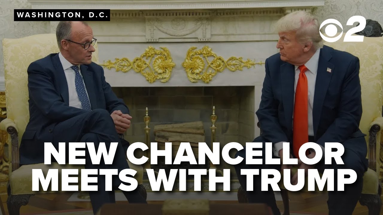 Germany's new chancellor meets with President Donald Trump in the Oval ...