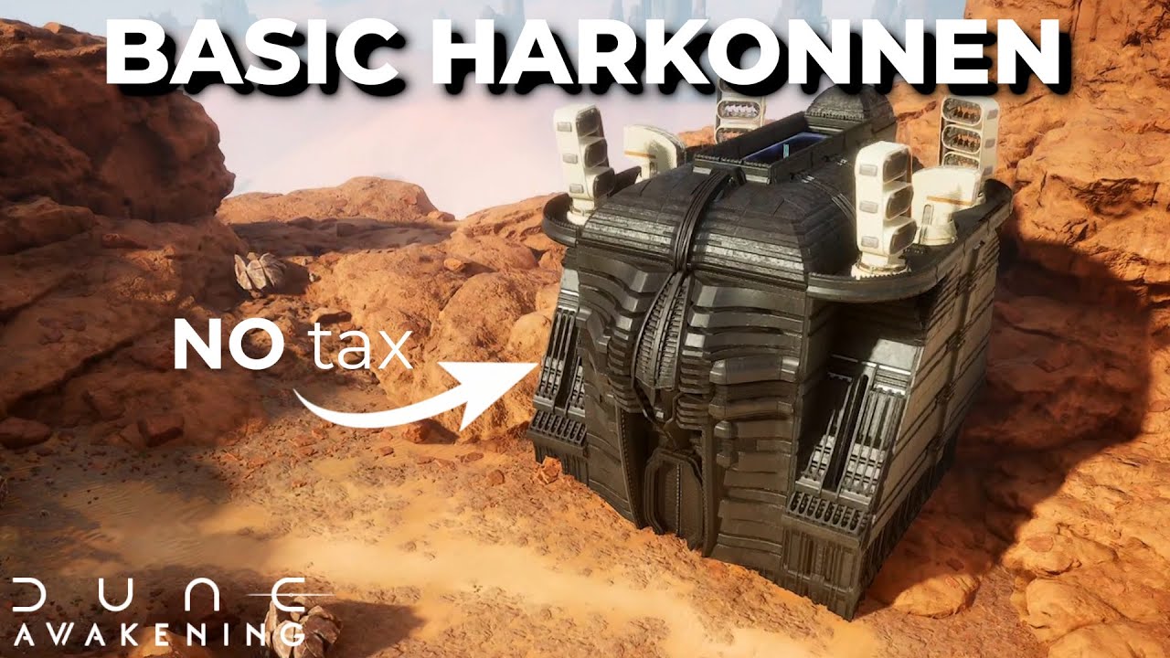Basic Harkonnen No Tax Build | Dune: Awakening | Build Tutorial - YouTube