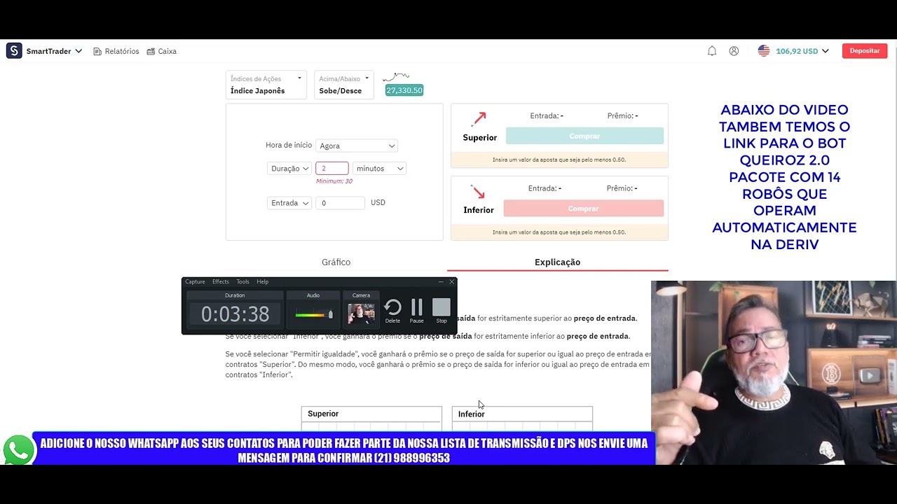 30 DIAS OPERANDO NA DERIV SERA CONSISTENTE VIDEO 04 - YouTube