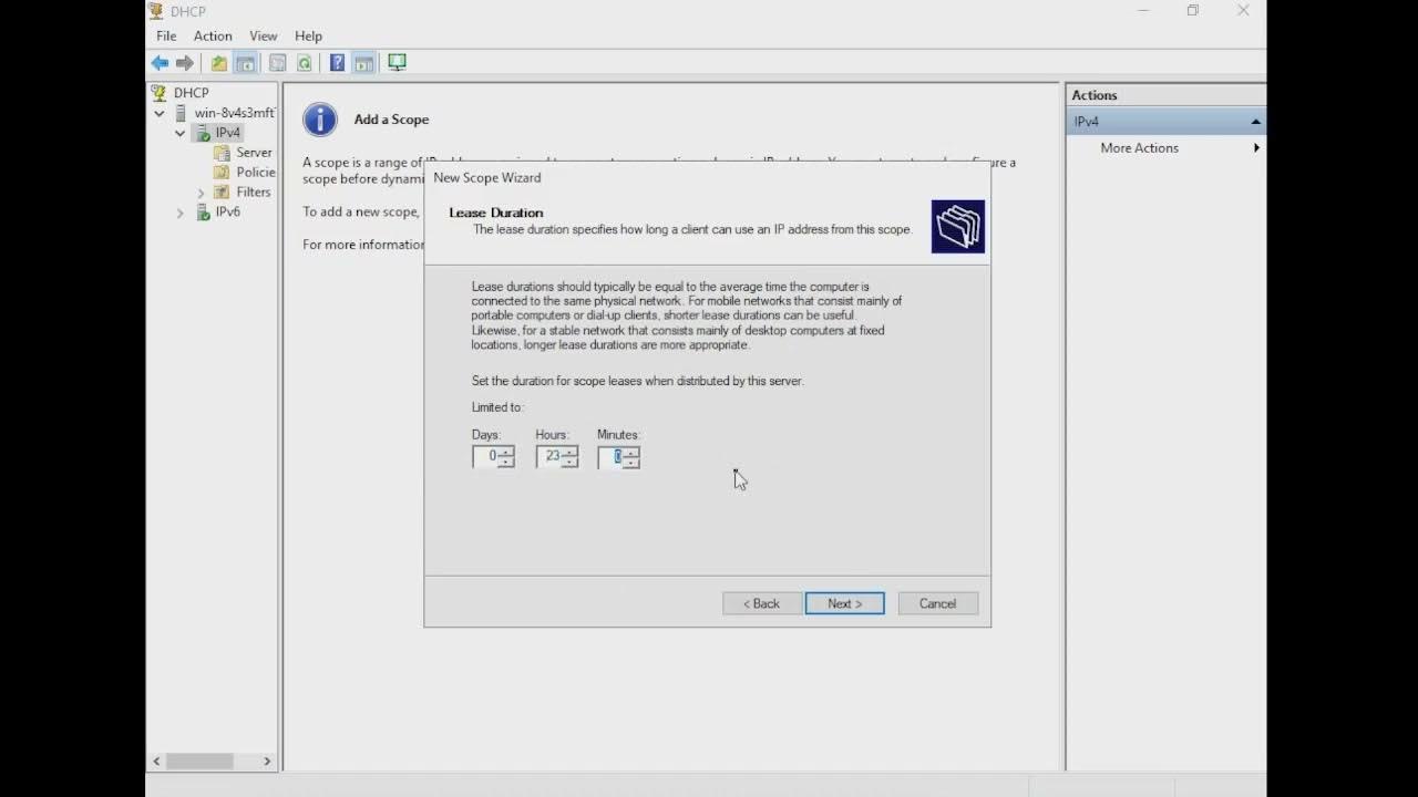 DHCP Server Setup in Win Server 2019 - YouTube