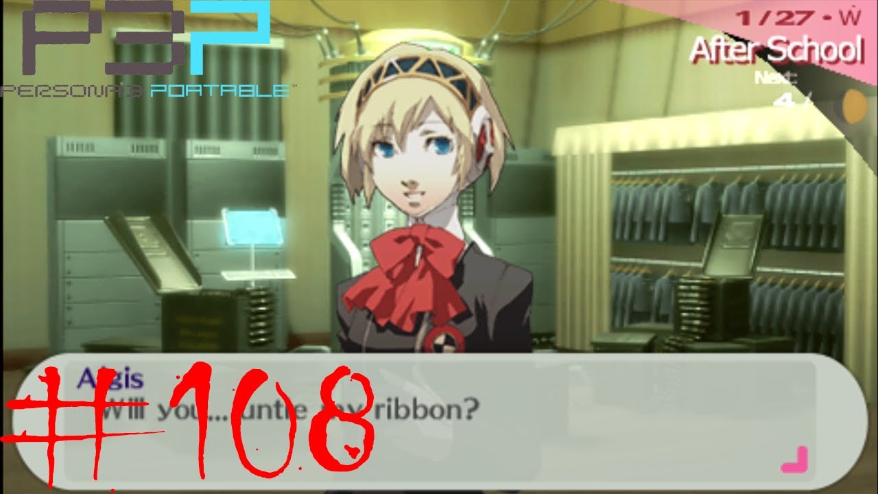 My first time playing Persona 3 Portable Episode 108: Aki the bond ...