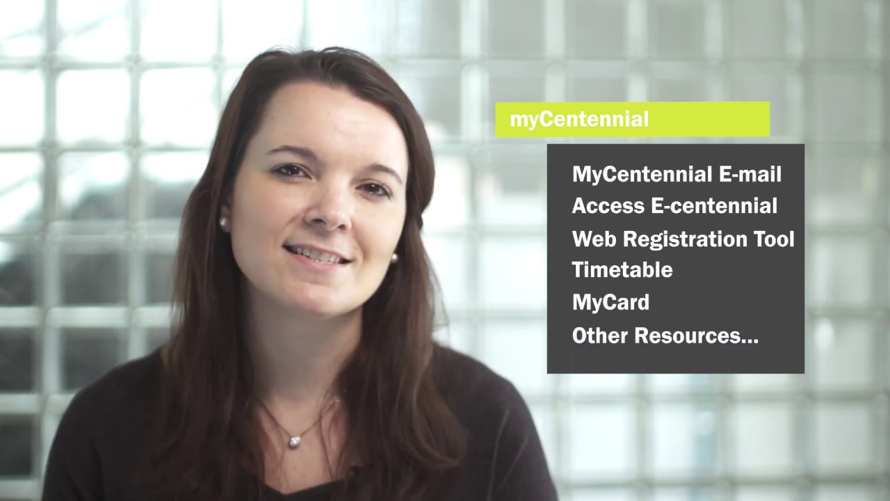 Using myCentennial - YouTube