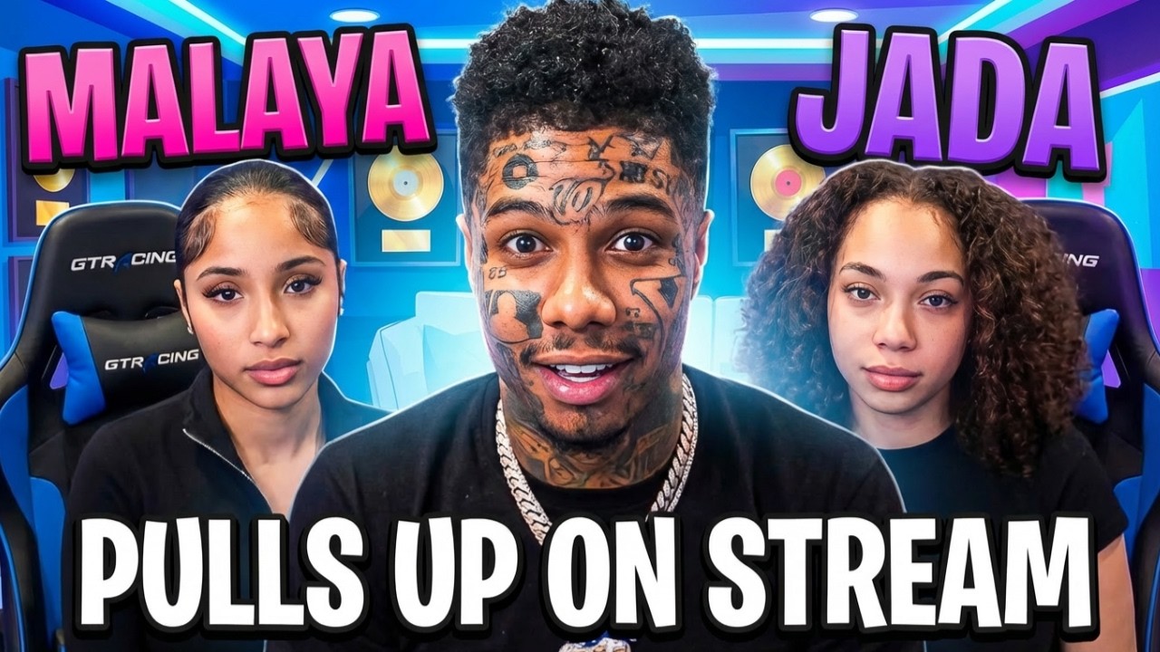 Blueface Brings Out Jada Durroh & Malaya Pearl Live - YouTube