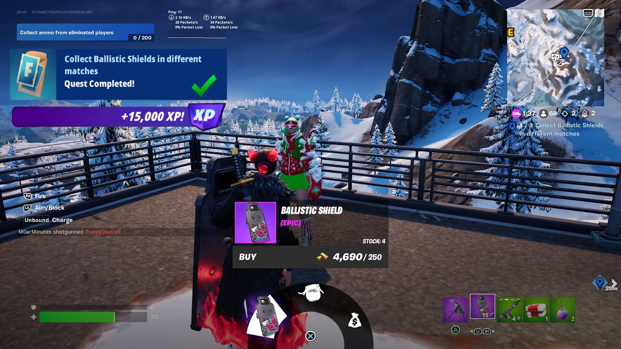 Fortnite - Collect Ballistic Shields In Different Matches (WEEK 6 ...