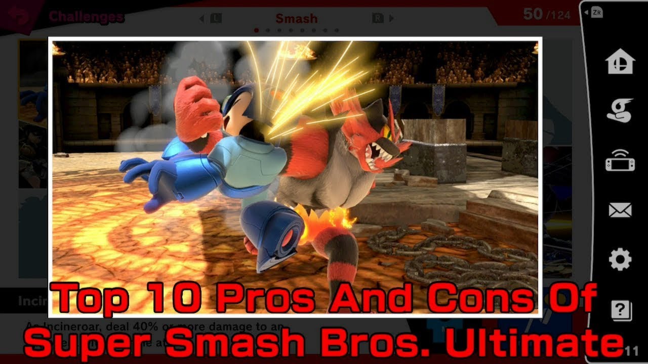 The Top 10 Pros And Cons Of Super Smash Bros Ultimate - YouTube