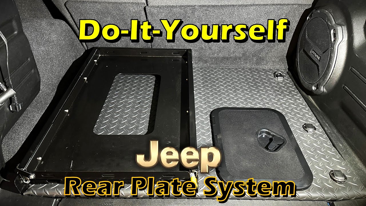 DIY Jeep Rear Plate System - YouTube