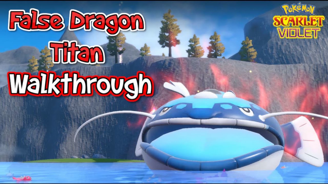 How To Defeat The Quaking False Dragon Titan in Pokemon Scarlet ...