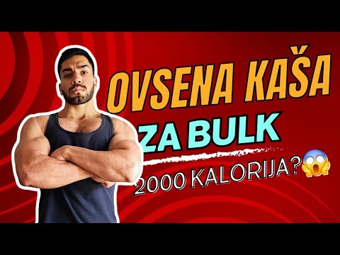 OVSENA KAŠA ZA BULK! (2000+ KALORIJA) - YouTube