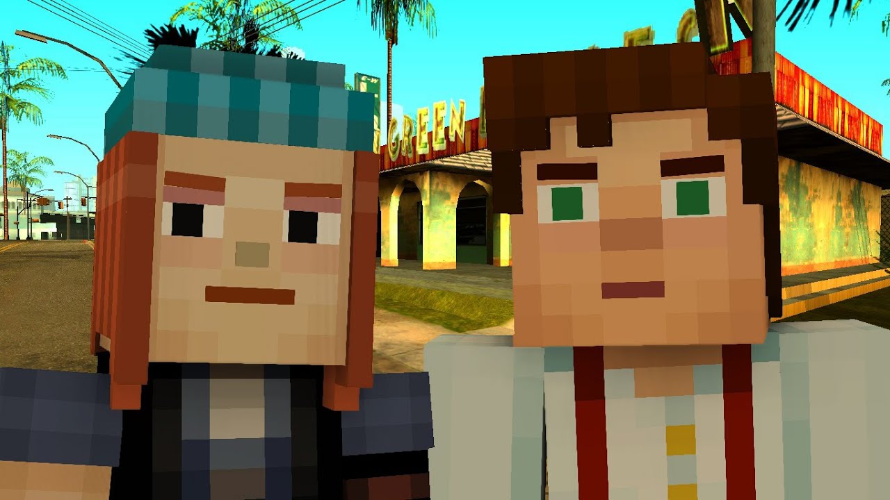 Minecraft: Story Mode in GTA San Andreas - YouTube